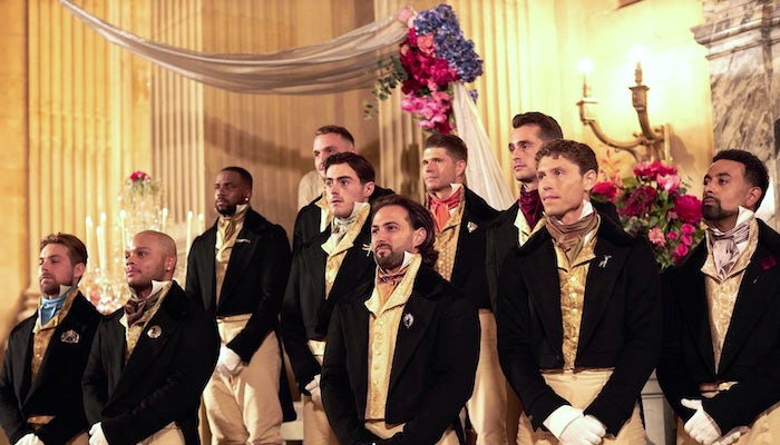 'The Courtship's cast of suitors wooing Nicole Remy in Regency-era ...