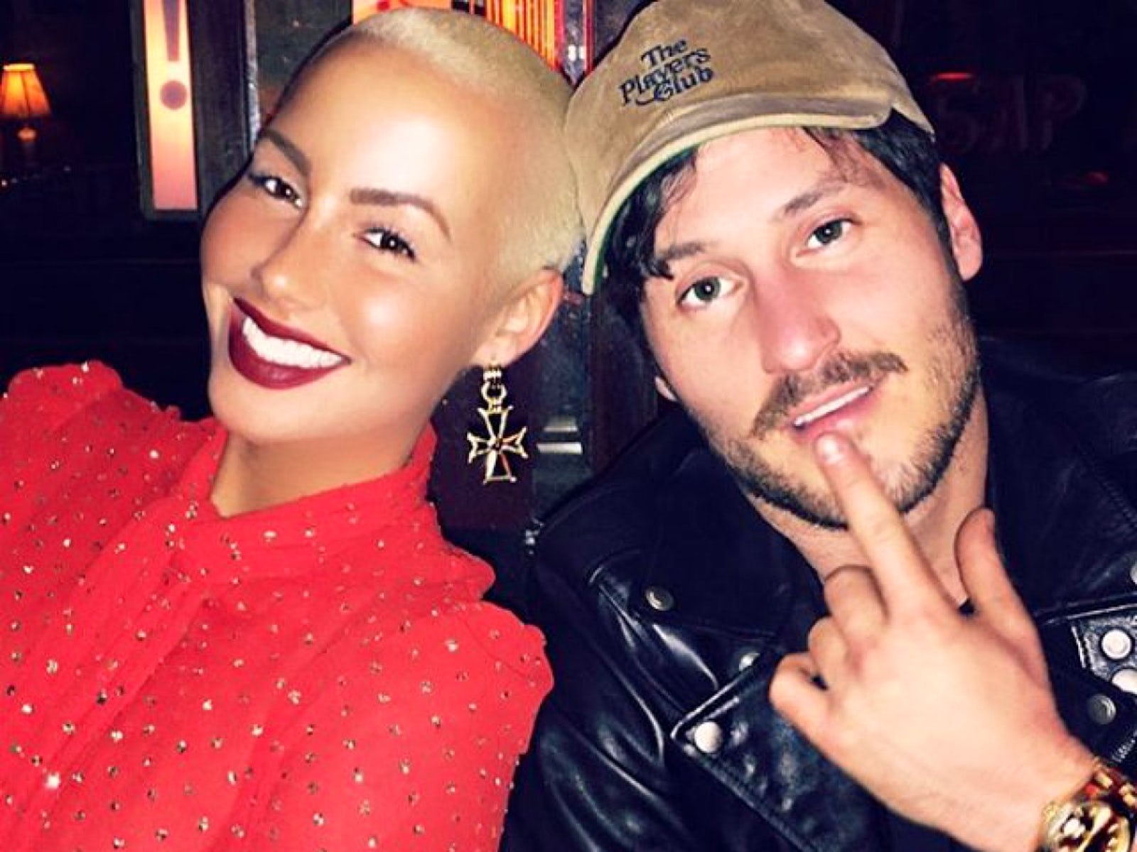 Amber Rose and 'Dancing with the Stars' pro Val Chmerkovskiy step out ...