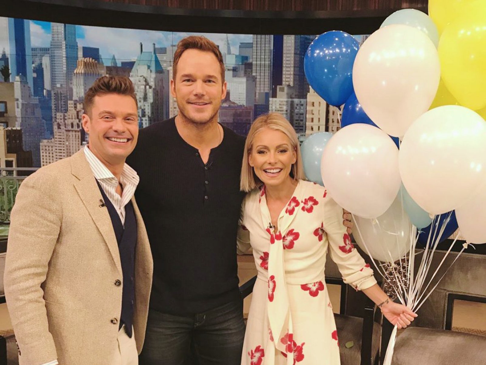 Ryan Seacrest joins 'Live with Kelly' morning talk show as Kelly Ripa's ...